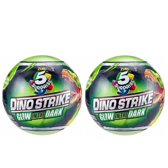 Toys | 2 Zuru 5 Surprise Dino Strike Glow In The Dark Dinosaur | Poshmark